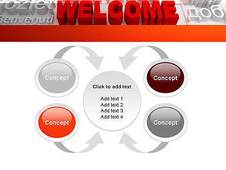 Welcome in Different Languages PowerPoint Template, Backgrounds | 11440 ...