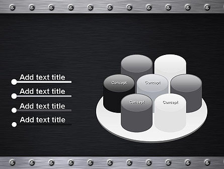 Metal Theme PowerPoint Template, Backgrounds | 11550 | PoweredTemplate.com