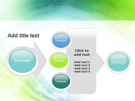 Green and Teal Swirl PowerPoint Template, Backgrounds | 11560 ...