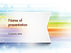 Soft Color Horizontal Lines PowerPoint Template, Backgrounds | 11593 ...