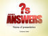 Red Questions and Answers - Free Presentation Template for Google ...