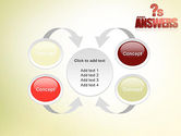 Red Questions and Answers PowerPoint Template, Backgrounds | 11621 ...