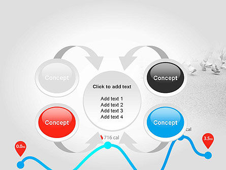 Run Tempo PowerPoint Template, Backgrounds | 11622 | PoweredTemplate.com