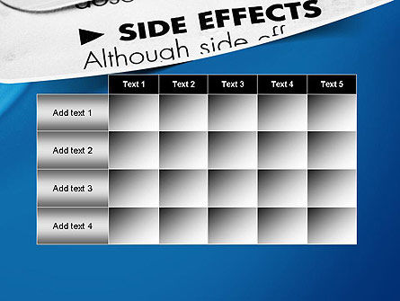 Side Effects PowerPoint Template, Backgrounds | 11677 | PoweredTemplate.com
