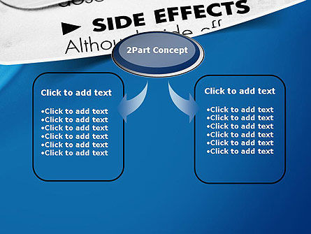 Side Effects PowerPoint Template, Backgrounds | 11677 | PoweredTemplate.com