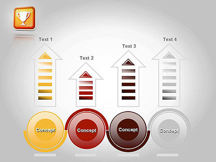 Winner Cup Icon PowerPoint Template, Backgrounds | 11722 ...