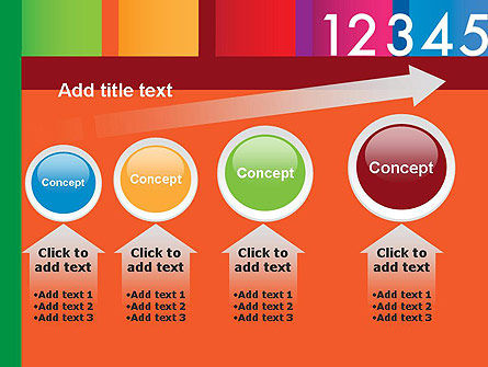 Colorful Numbers PowerPoint Template, Backgrounds | 11748 ...