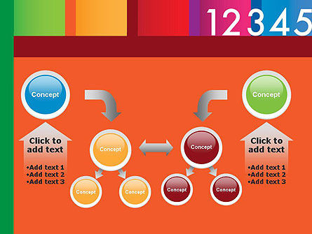 Colorful Numbers PowerPoint Template, Backgrounds | 11748 ...
