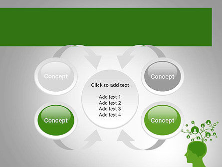 Think Social PowerPoint Template, Backgrounds | 11761 | PoweredTemplate.com