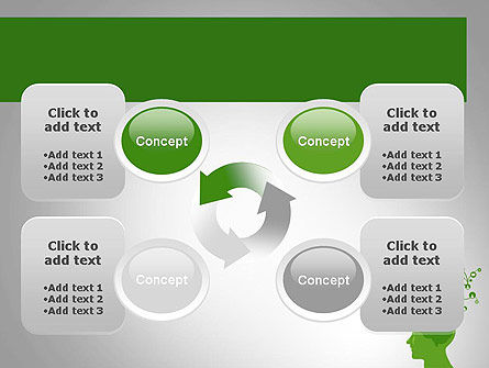 Think Social PowerPoint Template, Backgrounds | 11761 | PoweredTemplate.com