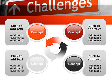 Challenges PowerPoint Template, Backgrounds | 11833 | PoweredTemplate.com