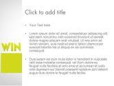 Word WIN PowerPoint Template, Backgrounds | 11840 | PoweredTemplate.com