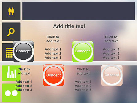 Flat Icons Design PowerPoint Template, Backgrounds | 11854 ...