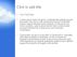 Fluffy Cumulus Cloud PowerPoint Template, Backgrounds | 11881 ...