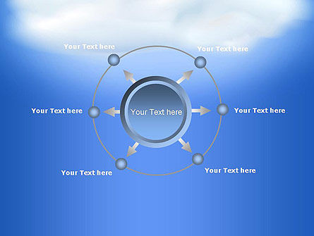 Fluffy Cumulus Cloud PowerPoint Template, Backgrounds | 11881 ...