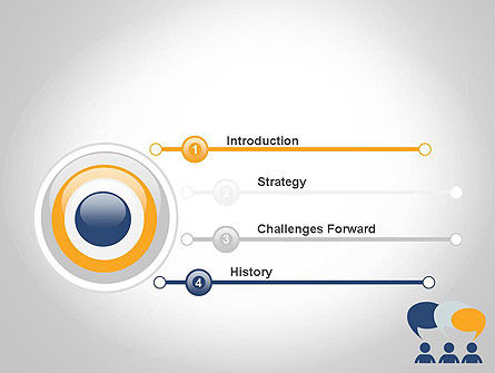 Chat PowerPoint Template, Backgrounds | 11889 | PoweredTemplate.com