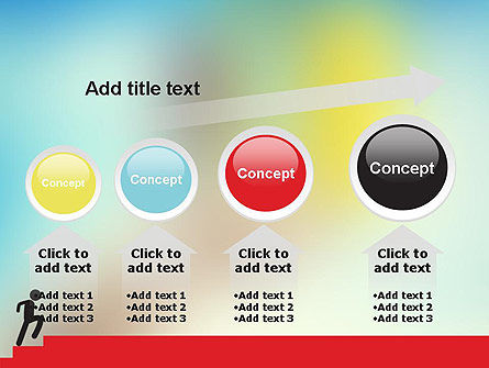 Stickman Walking Upstairs PowerPoint Template, Backgrounds | 11899 ...