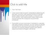 Paint Spills PowerPoint Template, Backgrounds | 11912 | PoweredTemplate.com