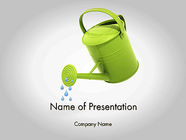 Watering Can Pouring Water - Free Presentation Template for Google ...