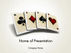 Four Aces PowerPoint Template, Backgrounds | 12000 | PoweredTemplate.com
