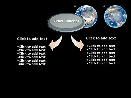 Earth and Moon PowerPoint Template, Backgrounds | 12002 ...