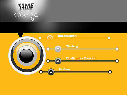 Time for a Change PowerPoint Template, Backgrounds | 12063 ...