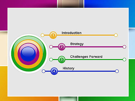 Colored Rectangles PowerPoint Template, Backgrounds | 12097 ...