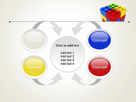 Stacked Lego Blocks PowerPoint Template, Backgrounds | 12116 ...
