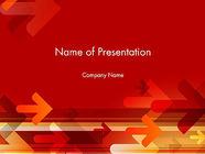 Arrows on Red Background - Free Presentation Template for Google Slides ...