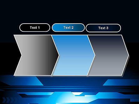 Abstract Blue Layers PowerPoint Template, Backgrounds | 12136 ...