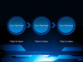Abstract Blue Layers PowerPoint Template, Backgrounds | 12136 ...