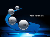 Abstract Blue Layers PowerPoint Template, Backgrounds | 12136 ...