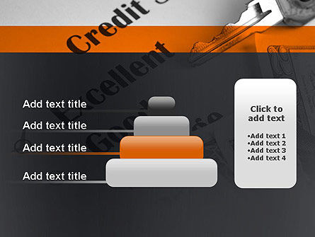 Credit Score PowerPoint Template, Backgrounds | 12188 | PoweredTemplate.com