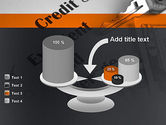 Credit Score PowerPoint Template, Backgrounds | 12188 | PoweredTemplate.com