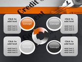 Credit Score PowerPoint Template, Backgrounds | 12188 | PoweredTemplate.com