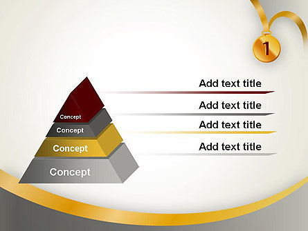 Gold Medal PowerPoint Template, Backgrounds | 12214 | PoweredTemplate.com