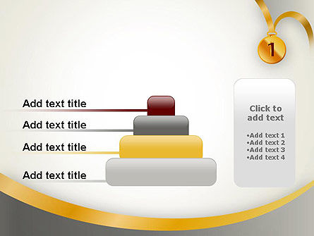 Gold Medal PowerPoint Template, Backgrounds | 12214 | PoweredTemplate.com