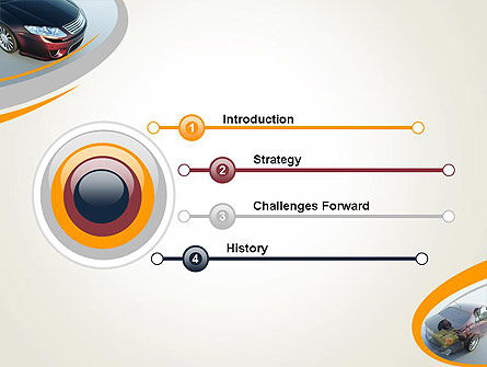 Tesla Car PowerPoint Template, Backgrounds | 12228 | PoweredTemplate.com