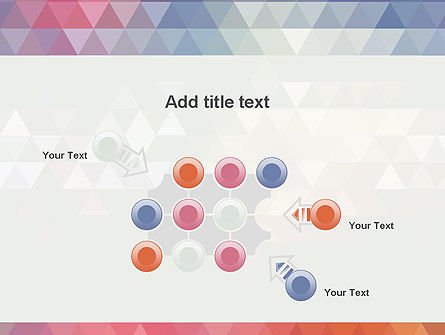 Abstract Pastel Colorful Triangle Pattern PowerPoint Template ...