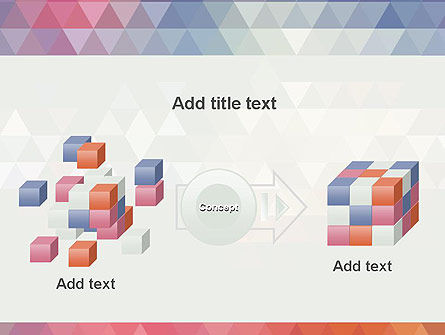 Abstract Pastel Colorful Triangle Pattern PowerPoint Template ...