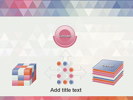 Abstract Pastel Colorful Triangle Pattern PowerPoint Template ...