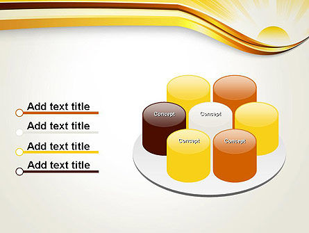 Rising Sun PowerPoint Template, Backgrounds | 12342 | PoweredTemplate.com