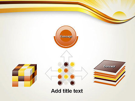 Rising Sun PowerPoint Template, Backgrounds | 12342 | PoweredTemplate.com