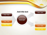 Rising Sun PowerPoint Template, Backgrounds | 12342 | PoweredTemplate.com
