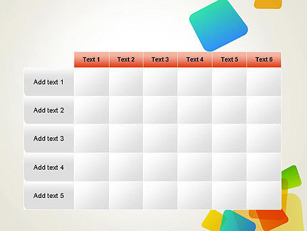 Transparent Colored Squares PowerPoint Template, Backgrounds | 12348 ...