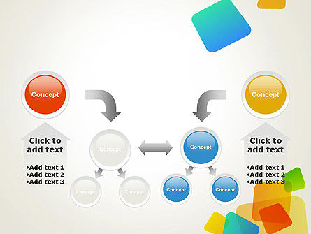 Transparent Colored Squares PowerPoint Template, Backgrounds | 12348 ...