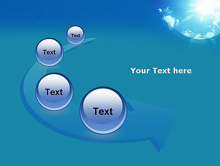 Sunshine PowerPoint Template, Backgrounds | 12413 | PoweredTemplate.com