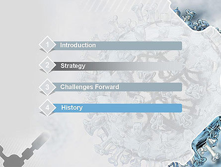 Virology PowerPoint Template, Backgrounds | 12448 | PoweredTemplate.com