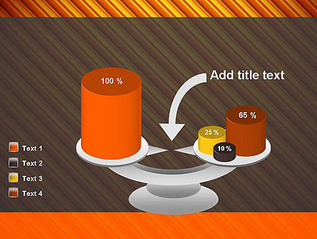 Diagonal Orange Stripes PowerPoint Template, Backgrounds | 12554 ...