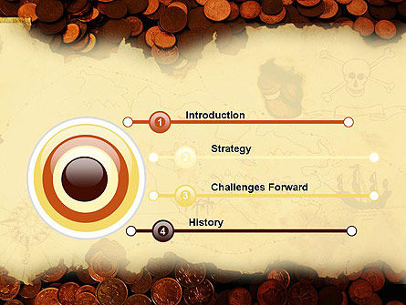 Pirate Treasure Map PowerPoint Template, Backgrounds | 12567 ...